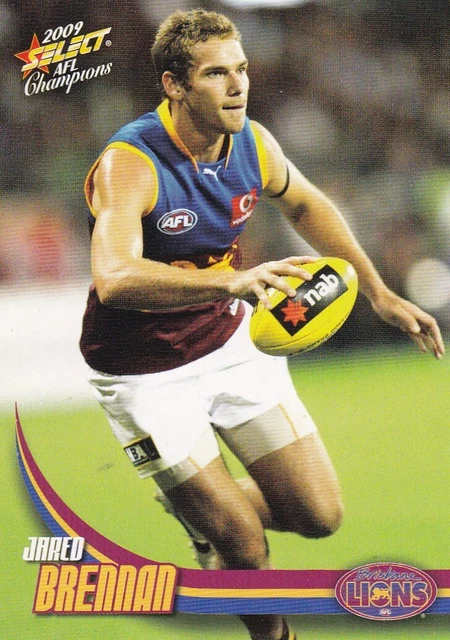 AFL 2009 SELECT Brisbane Lions - Jared Brennan Card No.18 $2.20 ...