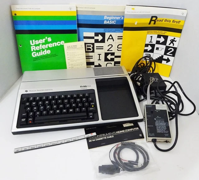 COMPUTER DI CASA vintage 1981 Texas Instruments TI-99/4A mai usato ...