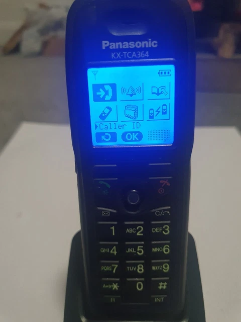 PANASONIC KX-TCA364 DECT Phone with Charger and Belt Clip £39.00 ...