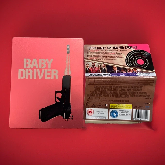BABY DRIVER (BLU-RAY) Steelbook £24.99 - PicClick UK