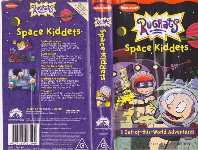 RUGRATS SPACE KIDDETS Vhs Pal Video~ A Rare Find £10.53 - PicClick UK