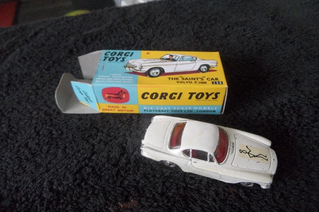 CORGI TOYS 258 the saint's car volvo p 1800 £12.50 - PicClick UK