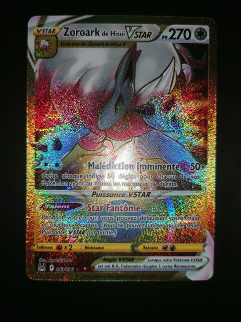 CARTE POKÉMON ZOROARK de Hisui Vstar Gold 213/196 Origine Perdue FR NEUF EUR 15,50 - PicClick FR