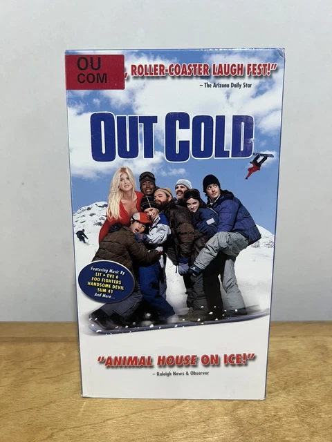 OUT COLD VHS Tape Comedy OOP Obscure RARE Snowboard Comedy Zach ...