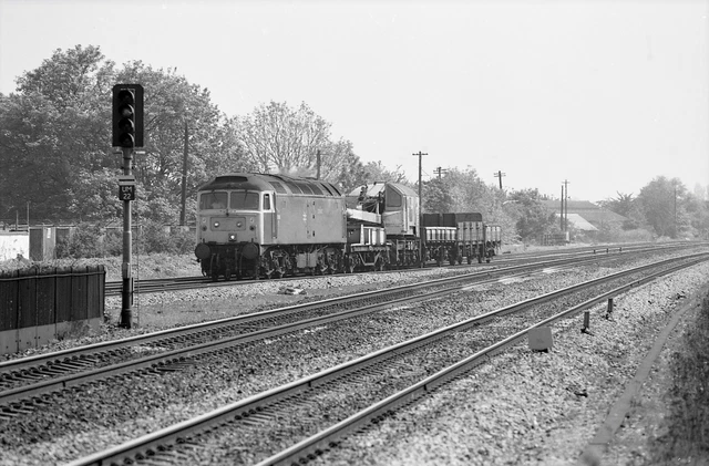 TAPLOW CLASS 47 47145 5.5.90 John Vaughan Negative RN436 £2.99 ...
