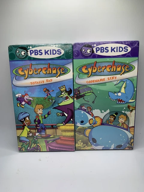 CYBERCHASE PBS KIDS VHS Lot of 2 Codename Icky Totally Rad 2004 New ...