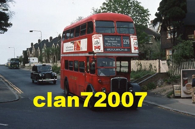 ORIGINAL BUS COLOUR slide London Transport RT2318 KGU 347 Orpington ...