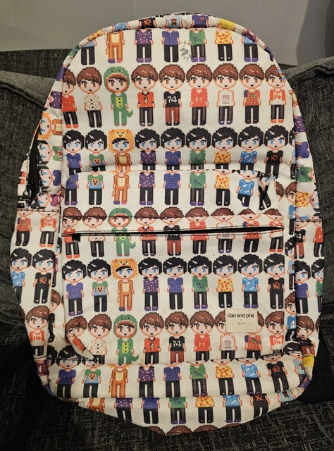 DAN AND PHIL Official rucksack backpack retro YouTube £49.00 - PicClick UK