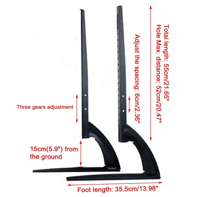 UNIVERSAL TV STÄNDER Beine 32-70 Zoll Fuß Fernseh Fuss Fernsehständer ...