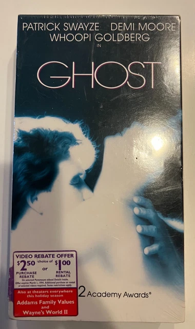 GHOST VHS, PATRICK Swayze, Demi Moore, ©1990, 2 Academy Awards, Sealed ...
