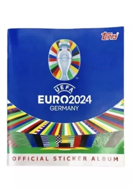 TOPPS EURO 2024 Germany - Official Sticker Book Album & 6 Stickers £4. ... TOPPS EURO 2024 Germany - Official Sticker Book Album & 6 Stickers £4. ...