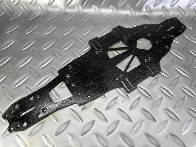 TAMIYA CROSS TA03F TA03R Carbon Chassis Option Parts Used RC Model Kit ...