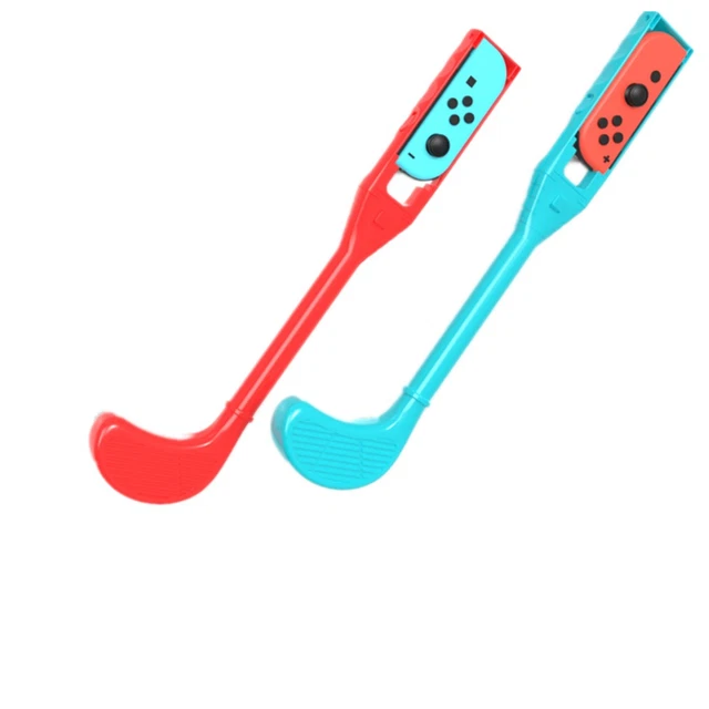CONTROLLER GOLF CLUB Handle Hand Grip For Switch Joycon Mario Golf ...