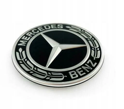 ORIGINAL MERCEDES-BENZ EMBLEM Front Black A0008176203/A0008178501 New ...