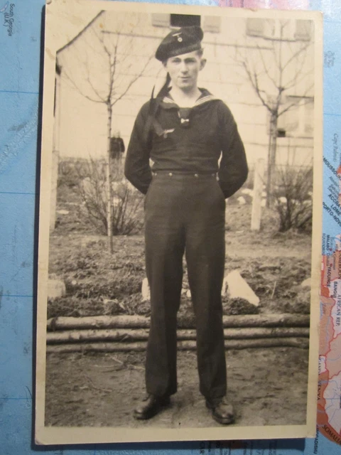 FOTO-AK MATROSE der Kriegsmarine 1942, Ganzbild EUR 2,00 - PicClick DE