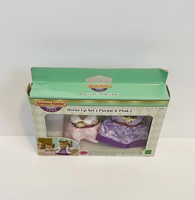 SYLVANIAN FAMILIES DRESS-UP set (Purple & Pink) 6020 Town Series NEW £ ...