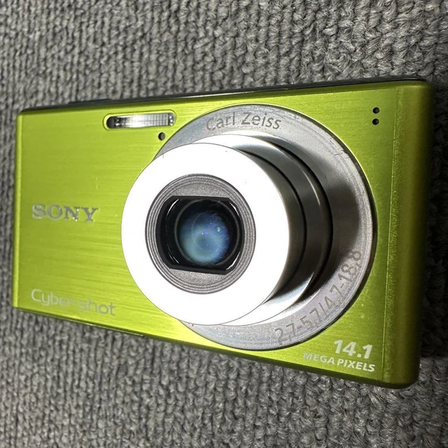 SONY CYBER SHOT DSC-W530 4x Optical Zoom Compact Digital Camera Green ...