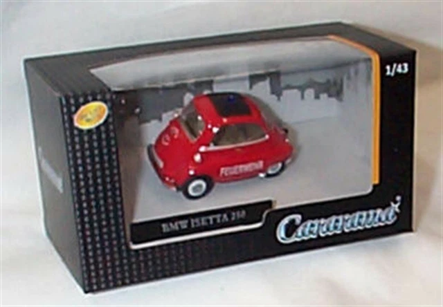BMW ISETTA 250 in Red Feuerwhehr fire Dept 1-43 scale new in box £9.25 ...