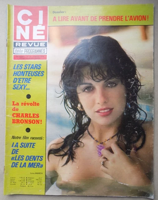 CINÉ-REVUE N° 10/1978 Charles Bronson & Jill Ireland - EUR 6,40 - PicClick FR