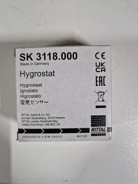 RITTAL HYGROSTAT SK 3118.000 Schaltschrank-Klimatisierung 3118000 ...