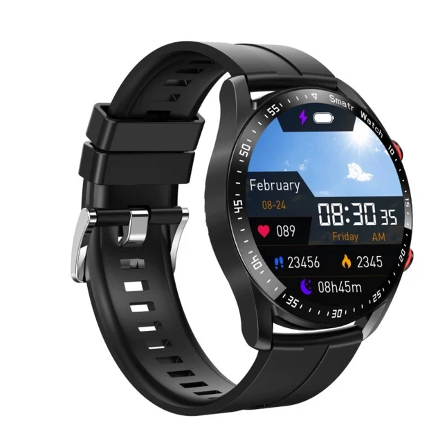 BLUETOOTH SMART WATCH Heart Rate ECG PPG Blood Pressure Watch for iOS ...