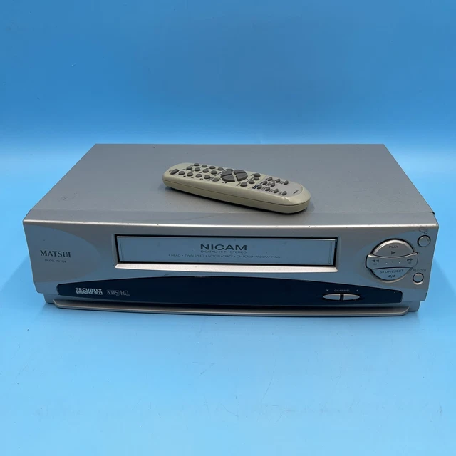 MATSUI VN-9720 VCR VHS Nicam 4 Head Video Cassette Player w/ Remote ...