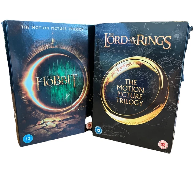 LORD OF THE Rings Trilogy And The Hobbit Trilogy: 6 DVD Movie ...