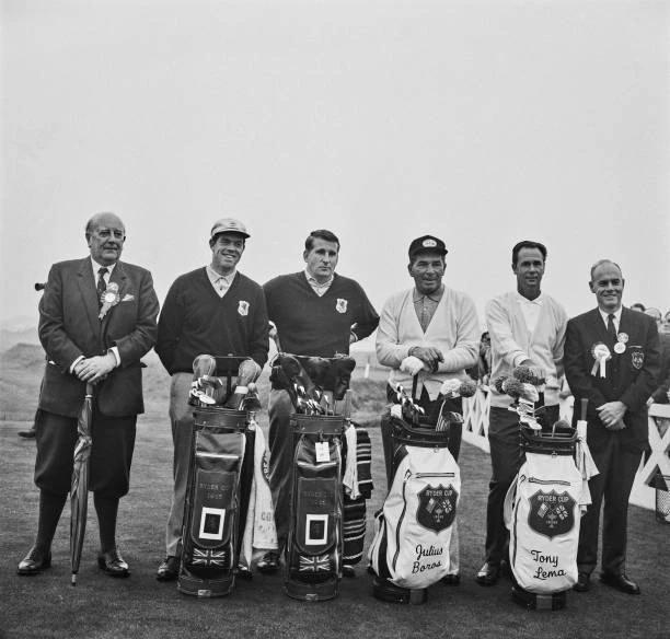 PETER BUTLER AND Lionel Platts with Julius Boros and Tony Lema 1960s ...