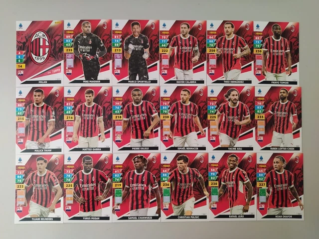 PANINI CALCIATORI ADRENALYN 2024-25 2025 Milan Squadra Completa 18 Card EUR 15,00 - PicClick FR