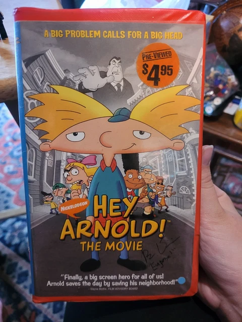 HEY ARNOLD THE Movie (VHS, 2002) Signed By BEN DISKIN Voice Of Eugene ...