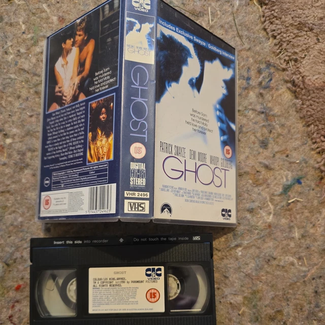 GHOST (1990) - VHS - Patrick Swayze, Demi Moore, Whoopi Goldberg £1.70 ...