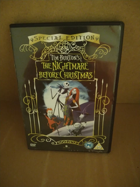THE NIGHTMARE BEFORE Christmas (Special Edition) DVD (Certificate PG) £ ...