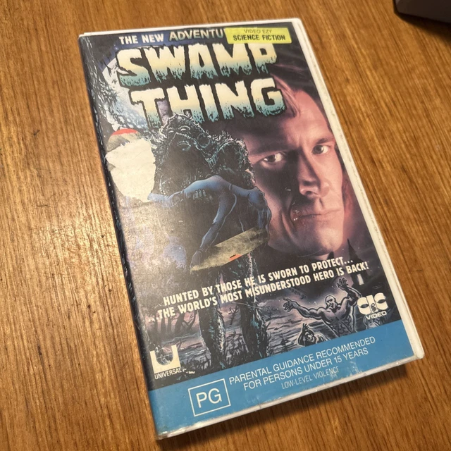 THE NEW ADVENTURES of Swamp Thing VHS Rare Tape thriller horror sci-fi ...