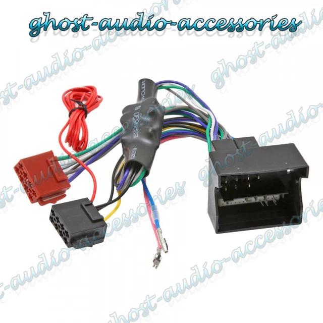 AUDI TT AMPLIFIED Quadlock Iso Radio Stéréo Harnais Adaptateur Câble ...