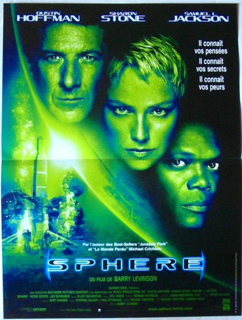 SPHERE (CINEMA POSTERS) Sharon Stone / Dustin Hoffman / Samuel Jackson ...