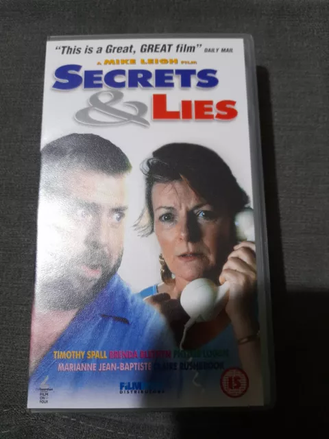 SECRETS & LIES VHS Video Cassette - Timothy Spall, Brenda Blethyn ... SECRETS & LIES VHS Video Cassette - Timothy Spall, Brenda Blethyn ...
