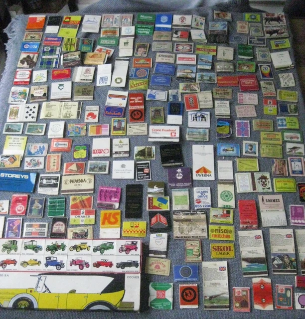 COLLECTION OF 470+ Matchbox Labels 1970s/1980s English/Dutch/Spanish £ ...