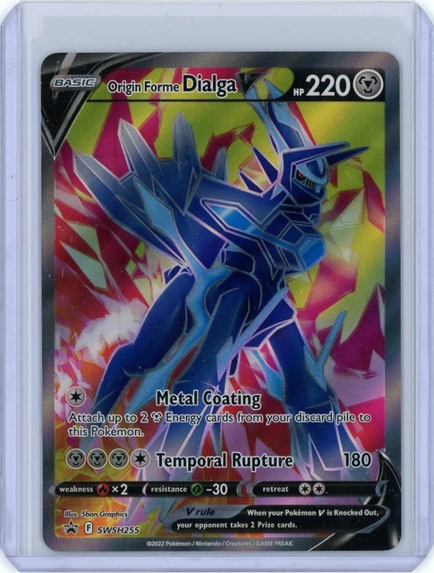 POKÉMON JCG ORIGIN Forme Dialga V #SWSH255 Pokemon Promo comme neuf art ...