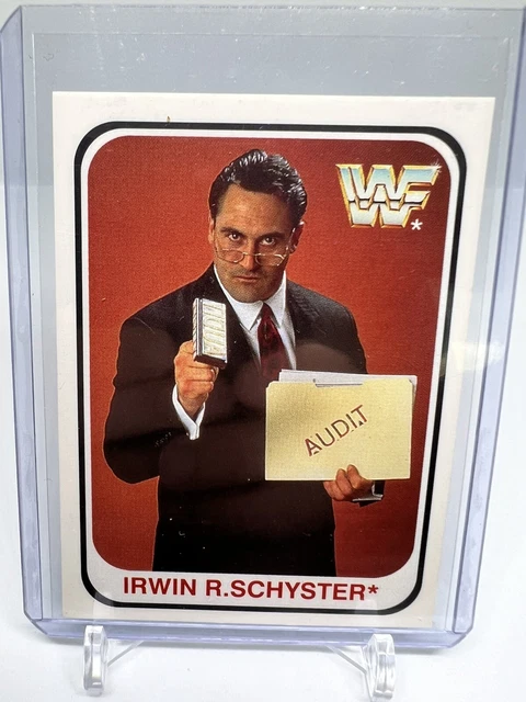 1991 MERLIN WWF Irwin R. Schyster rotonde #51/150 lutte italienne ...
