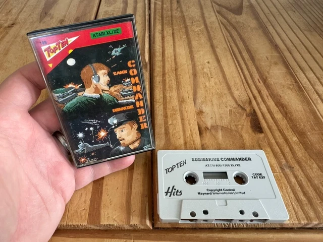 TANK COMMANDER AND Submarine Commander by Top Ten - for Atari XL and XE ...