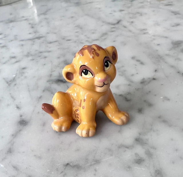 DISNEY LION KING Baby Simba Bone China Ceramic Figurine 1.5” Taiwan £15 ...