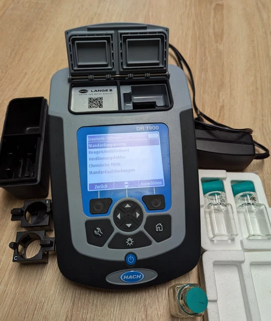 HACH LANGE DR 1900 tragbares Spektralphotometer - Analysator für Wasser ...