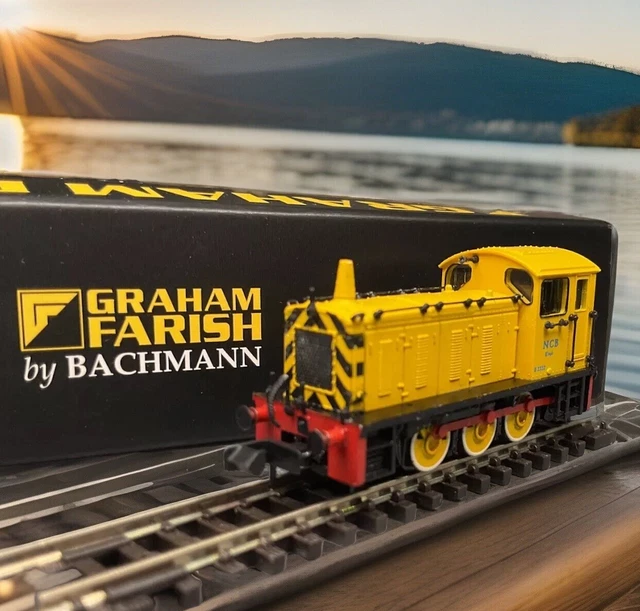 BOXED BACHMANN GRAHAM Farish 371-054 N Gauge Class 04 Shunter D2332 NCB ...