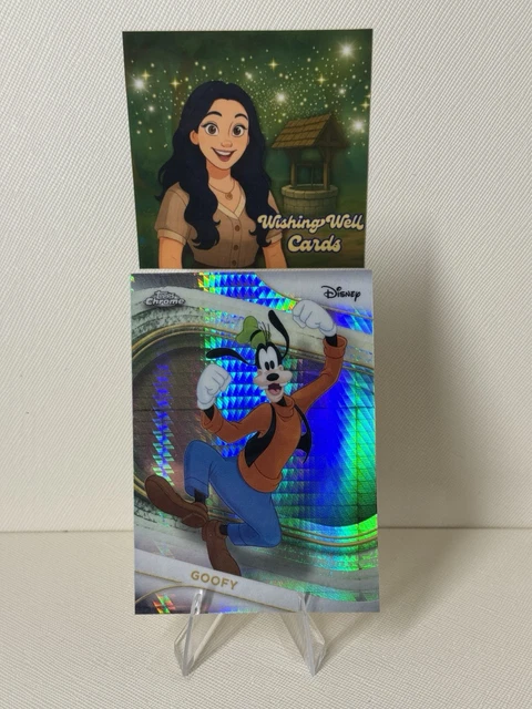 2025 TOPPS CHROME Disney Goofy Prism Refractor 32 £3.80 - PicClick UK