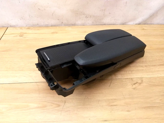 MERCEDES W204 C-KLASSE Mittelarmlehne Mittelkonsole Schwarz Leder ...