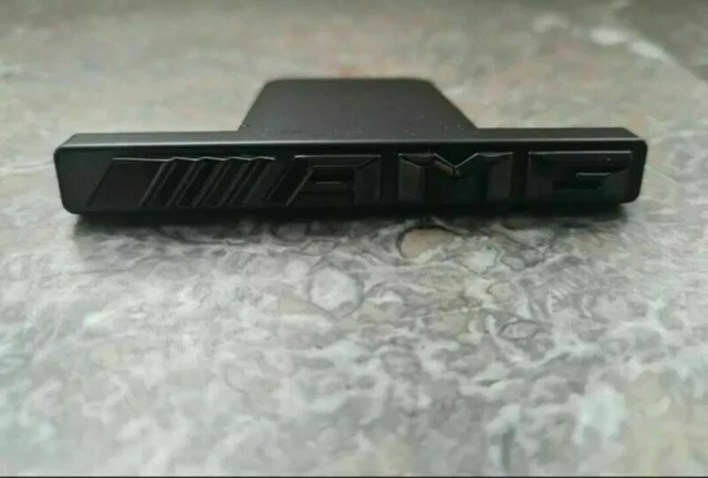 AMG GRILL SCHRIFTZUG Schwarz Emblem Logo Mercedes Panamericana ...