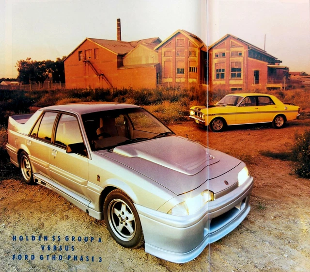 WHEELS APR 1988 Holden Walkinshaw VL Grp A Commodore v Ford Falcon GTHO ...