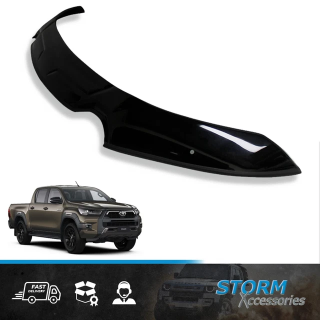 TO FIT TOYOTA Hilux Mk9 2021> Stx Front Bonnet Guard Visor Bug Stone ...