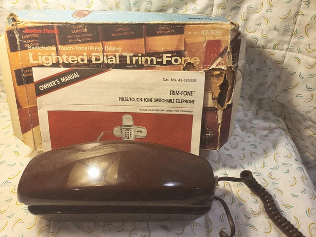 RADIO SHACK MODEL 43-525 Vintage Push Button Pulse/Tone Phone £17.36 ...