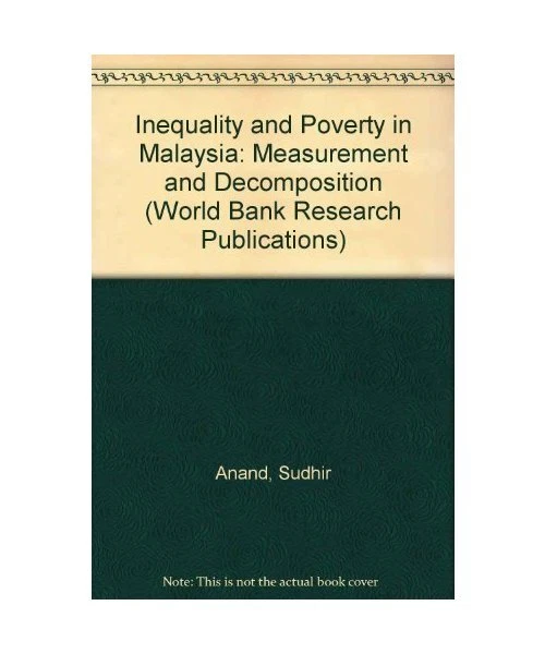 INEQUALITY AND POVERTY in Malaysia: Measurement and Decomposition ...